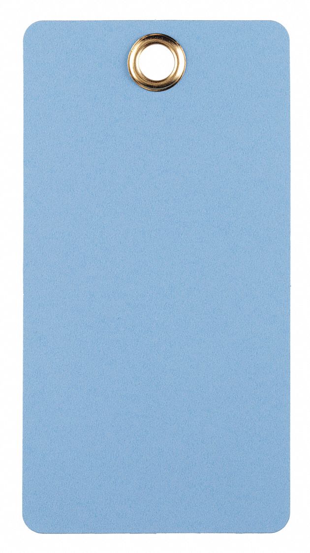 Blank Tag, Cardstock, Height: 5 3/4 in, Width: 3 in - Grainger