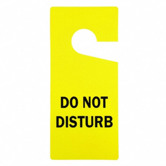 Tag, PVC, Height 9", Width 4", Yellow, PK 10 - Grainger