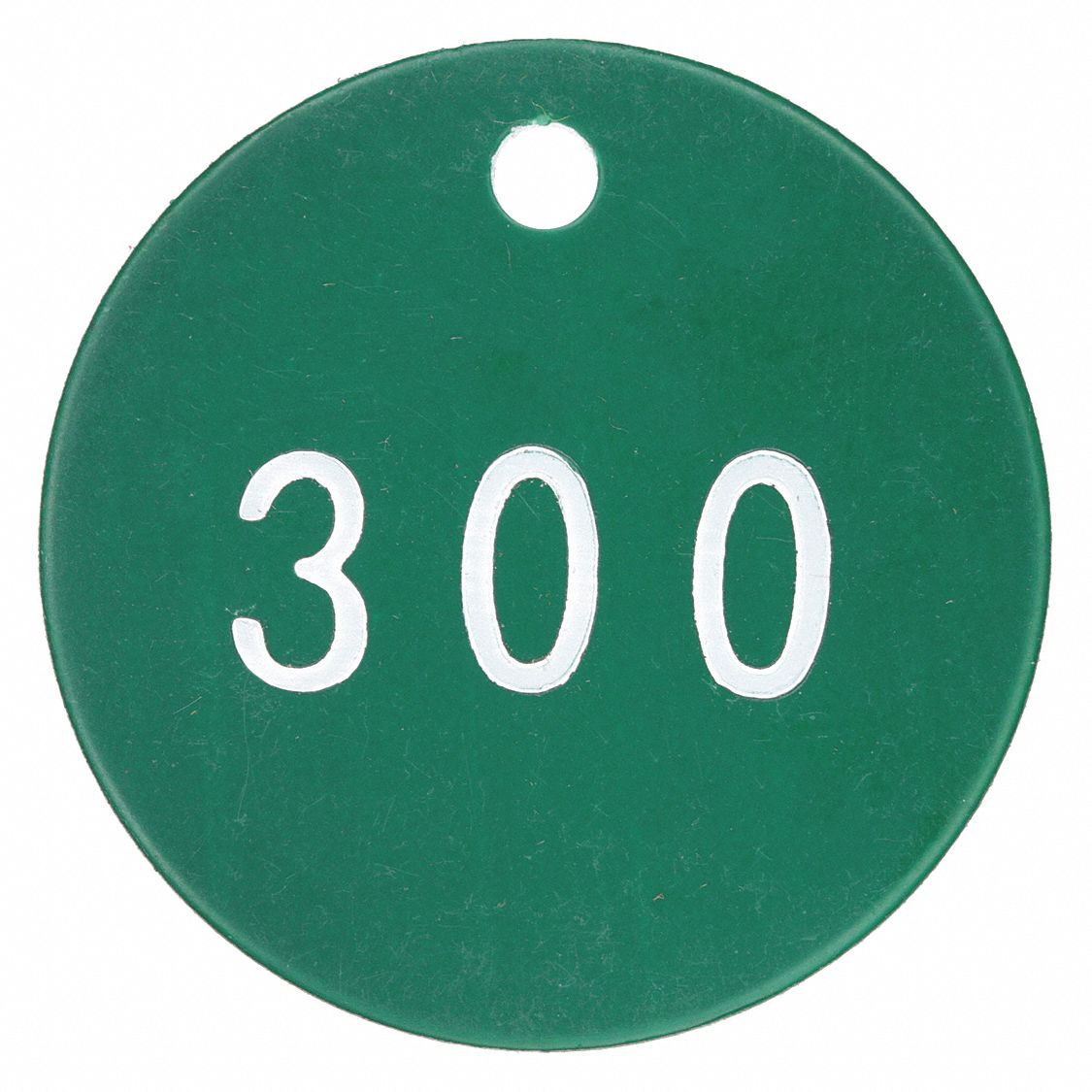 Plastic, 1 1/8 in Dia, Numbered Tag - 22FC58|22FC58 - Grainger