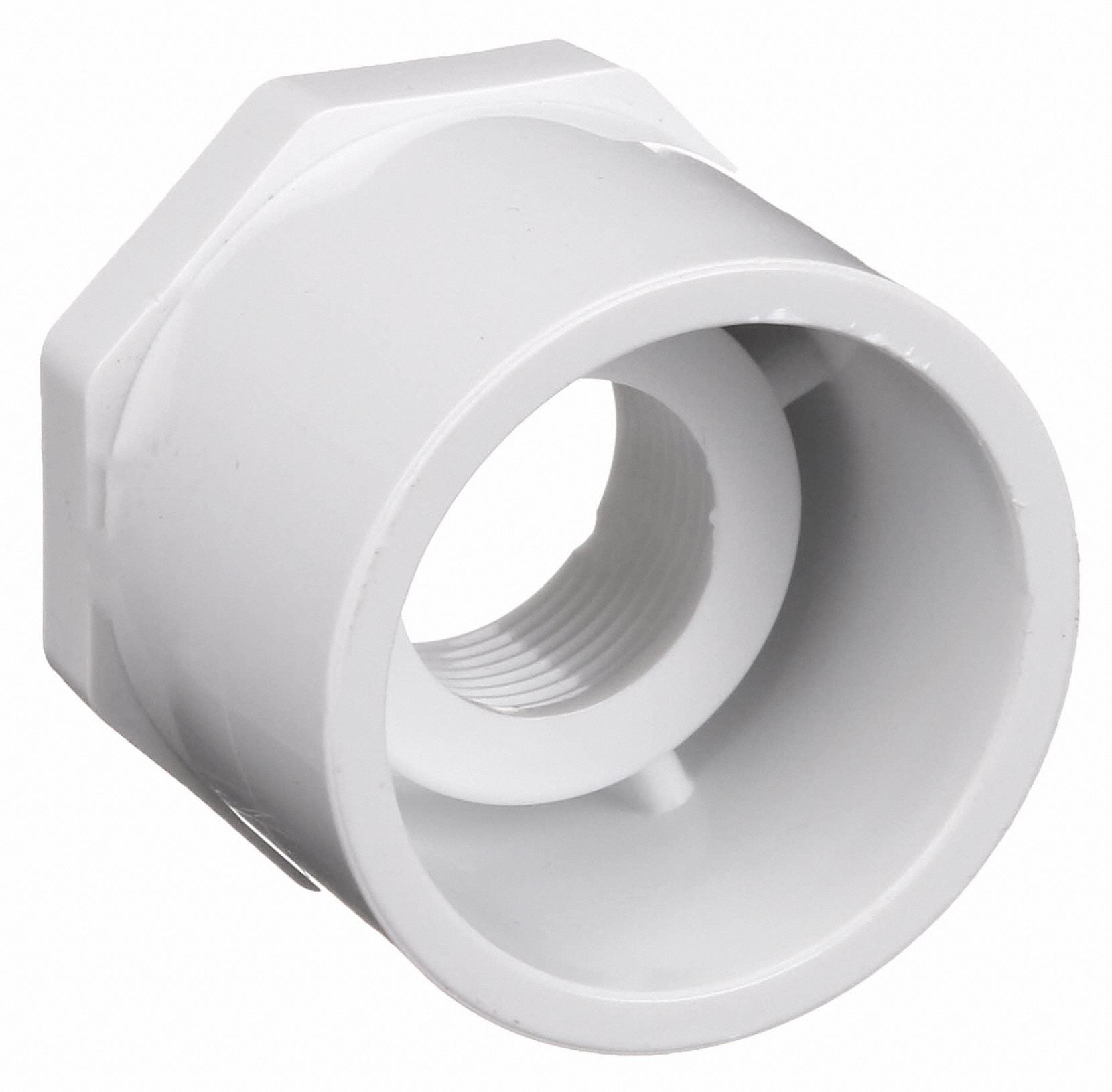 LASCO PVC Reducing Bushing, Spigot x FNPT, 2 in x 1 1/4 in Pipe Size ... LASCO PVC Reducing Bushing, Spigot x FNPT, 2 in x 1 1/4 in Pipe Size ...