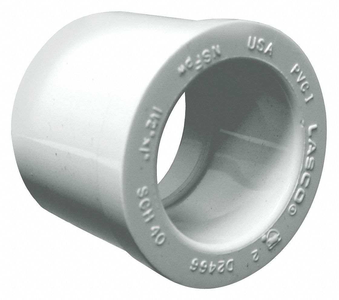 LASCO PVC Reducing Bushing, Spigot x Socket, 2 in x 1 1/2 in Pipe Size ... LASCO PVC Reducing Bushing, Spigot x Socket, 2 in x 1 1/2 in Pipe Size ...