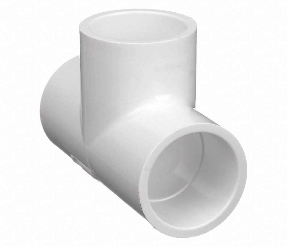 APPROVED VENDOR Unión T de PVC , 1" , Toma x Toma x Toma - Aditamentos ...