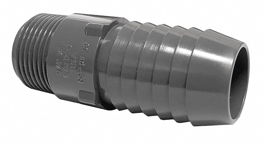 LASCO PVC Reducing Male Adapter, Insert x MNPT, 1 in x 3/4 in Pipe Size ... LASCO PVC Reducing Male Adapter, Insert x MNPT, 1 in x 3/4 in Pipe Size ...
