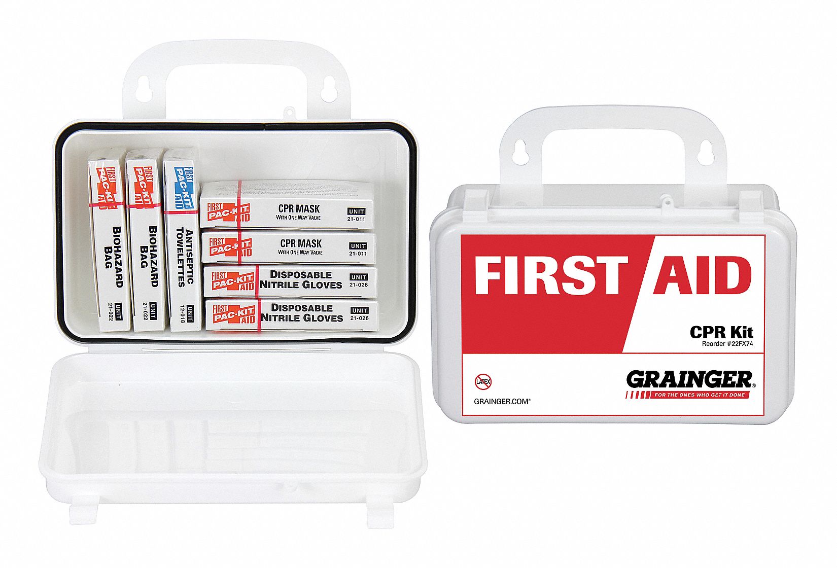 2 People Served, Adult, CPR Kit - 22FX74|90356 - Grainger