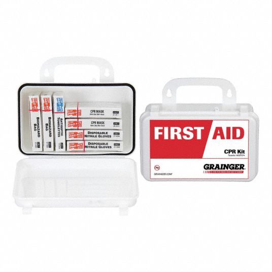 2 People Served, Adult, CPR Kit - 22FX74|90356 - Grainger