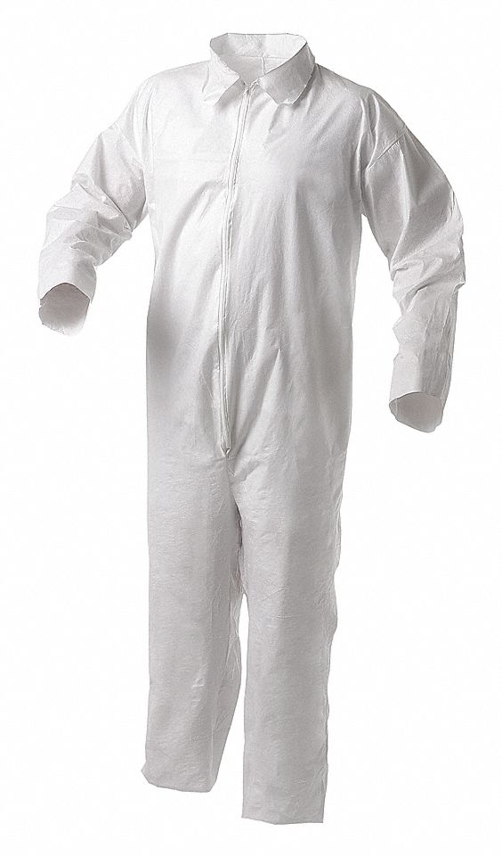 KLEENGUARD COVERALL A35 SHELL WHT XL - Chemical and Particulate ...