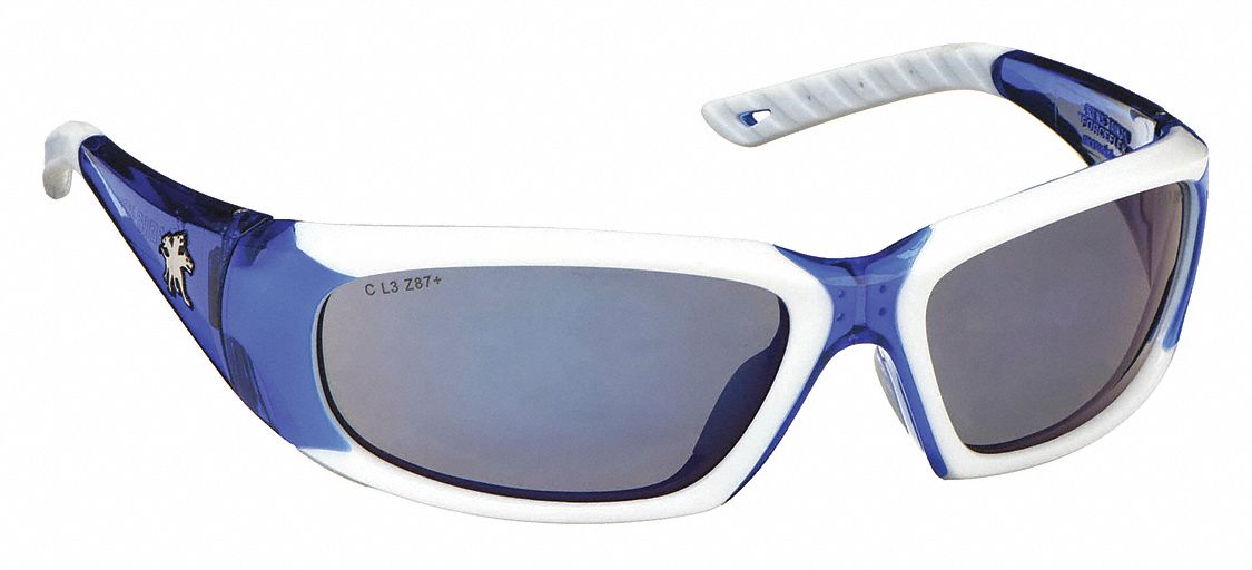MCR SAFETY, Blue Lens, Full-Frame, Safety Glasses - 22JJ39|FF328B ...