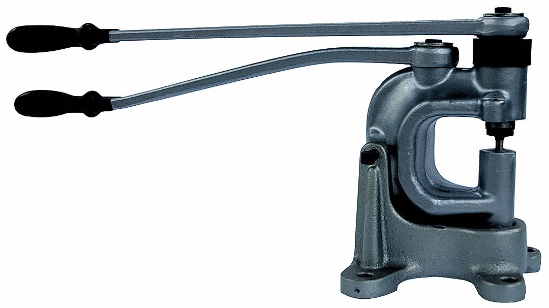 ROPER WHITNEY Punch Bench Base: 6 in Overall Lg, 7 in Overall Wd, 5 in ...