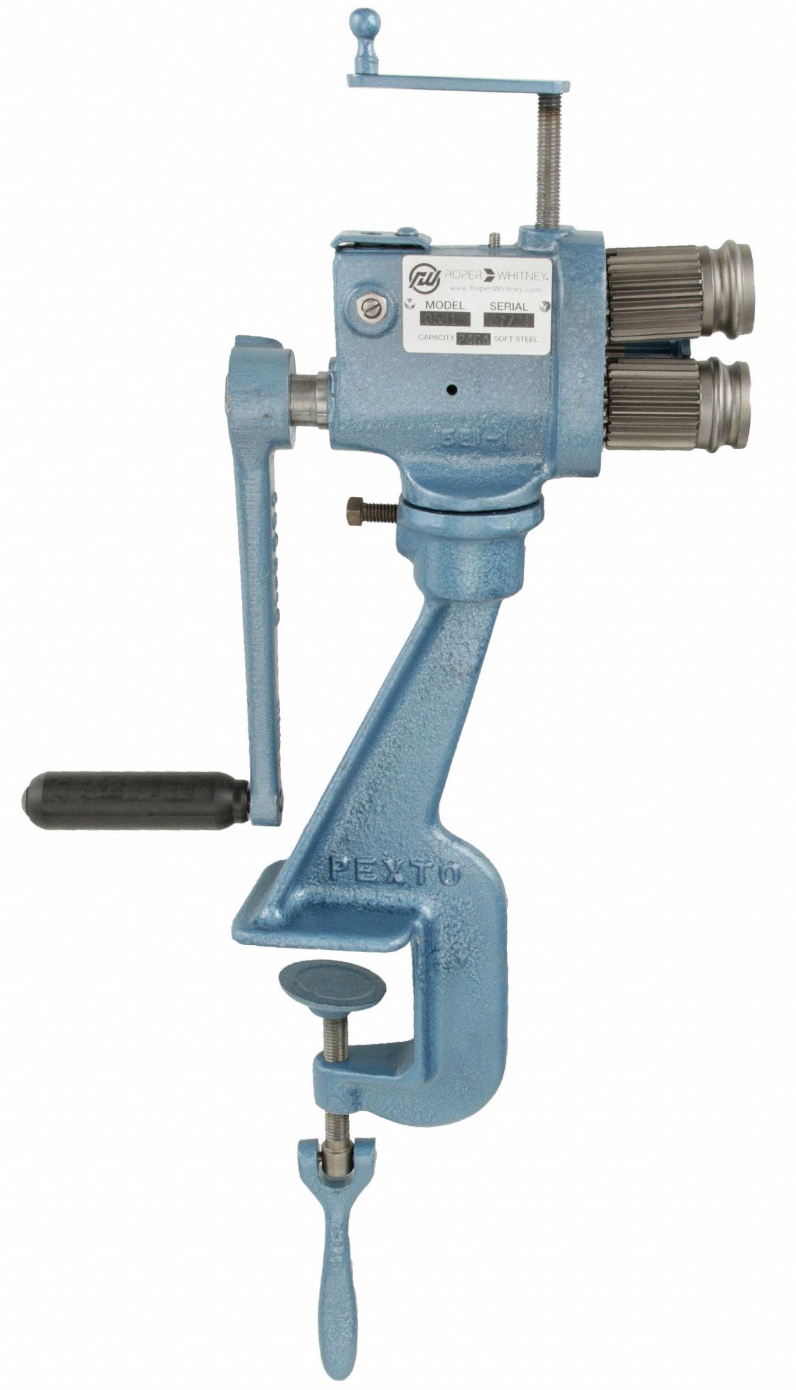 ROPER WHITNEY, Manual, 7 in Throat Dp, Combination Rotary Machine ...