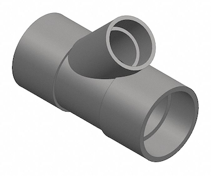 GRAINGER APPROVED 870-532 Reducing Wye, 6 x 6 x 4 in, Schedule 80 ...