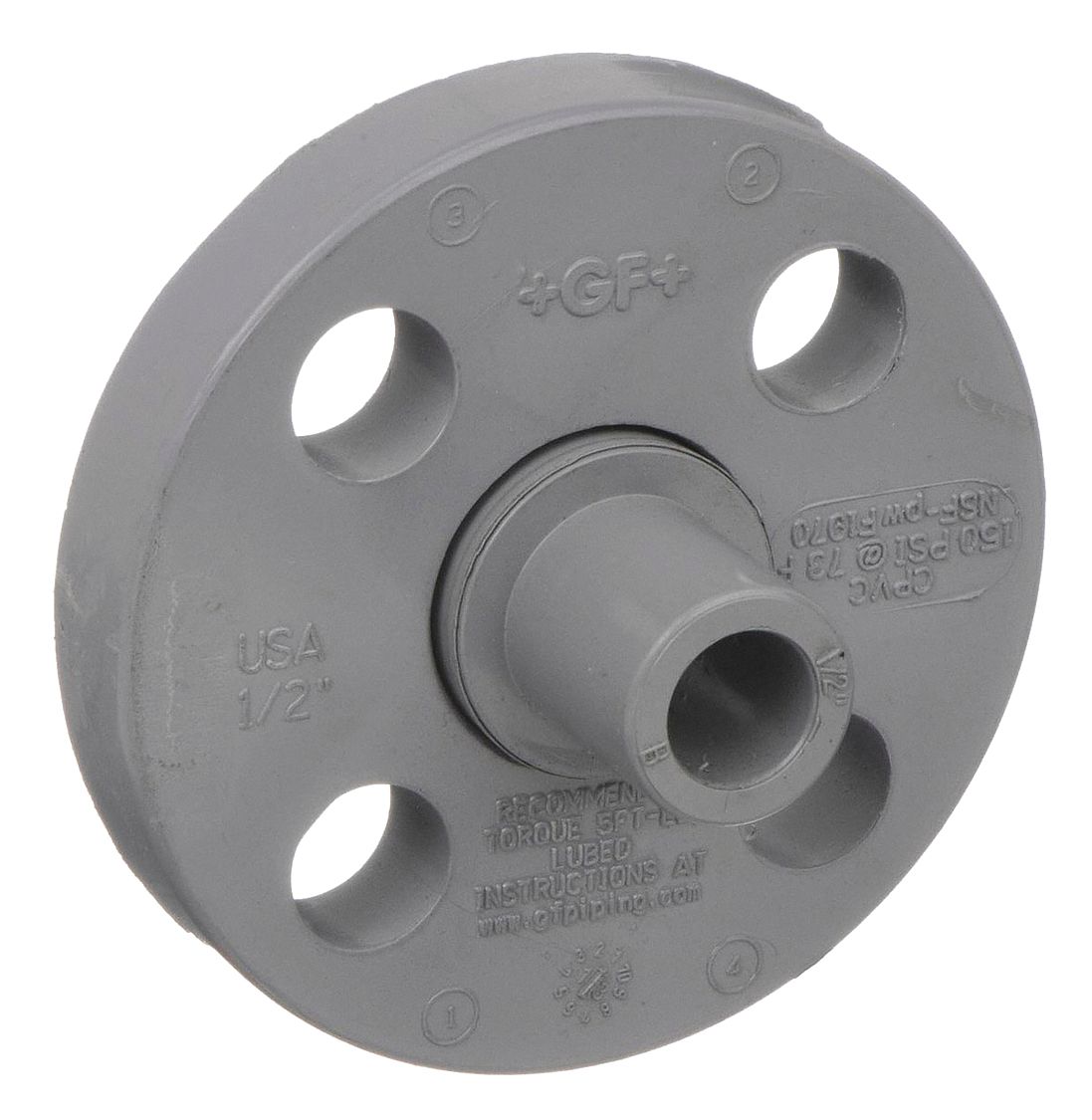 Schedule 80, CPVC, Van Stone Flange - 22JZ74|9856-005 - Grainger