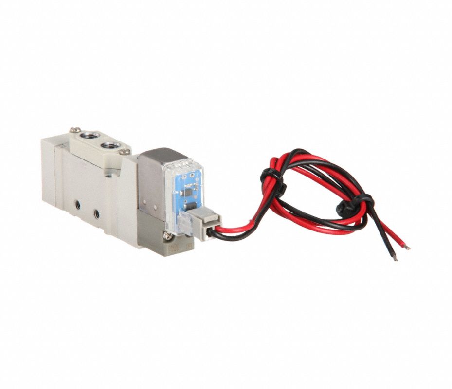 SMC Válvula de Solenoide para Control del Aire, 5-Vías/2-Posiciones, 1/8" - 22KD48 | SY3120-5LZ ...