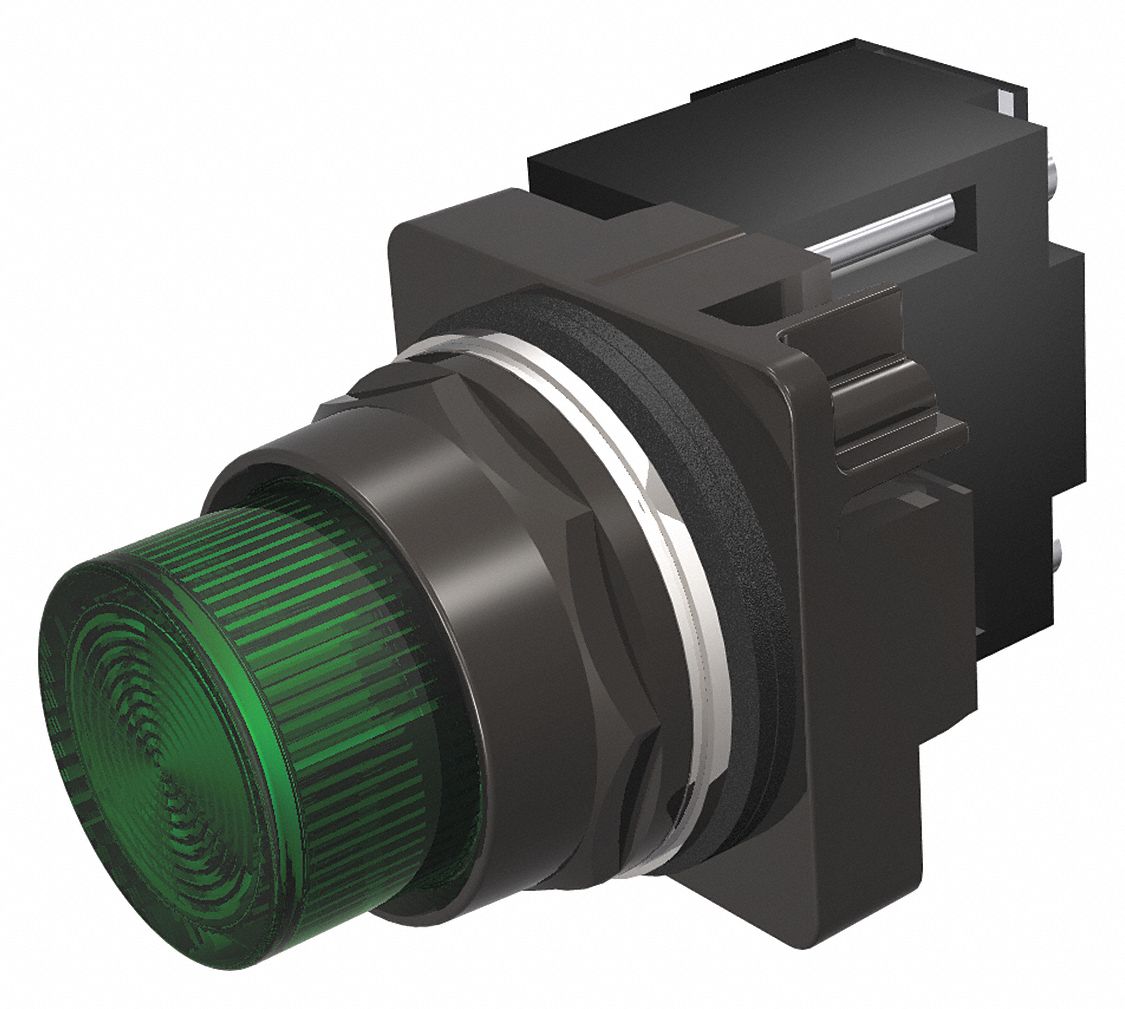 SIEMENS Pilot Light Complete, 30 mm, 24V AC/DC Voltage, Lamp Type ...