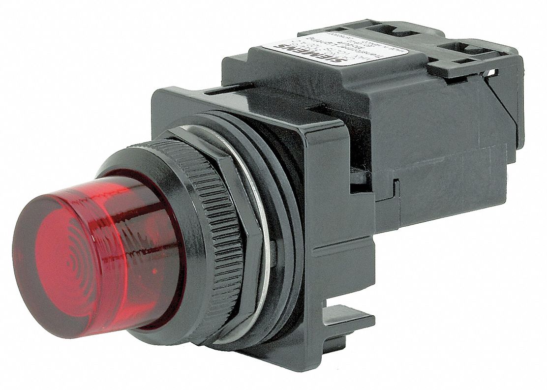 Siemens 52BL5E2XB Siemens Pilot Light Complete: 30 mm Size, Full Volt ...