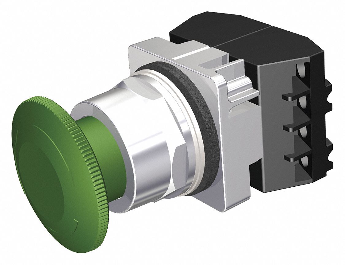 SIEMENS, Non-Illuminated, Mushroom Head Profile, Mushroom Head Push Button - 22KU70|52PR8W3G ...