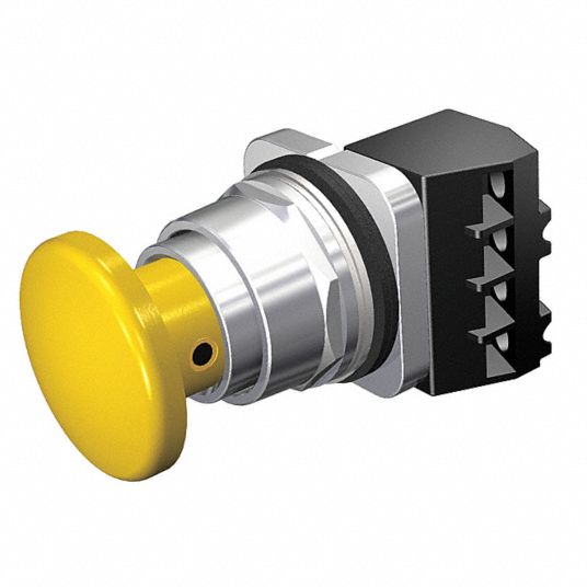 SIEMENS, Mushroom Head Profile, Metallic, Mushroom Head Push Button ...