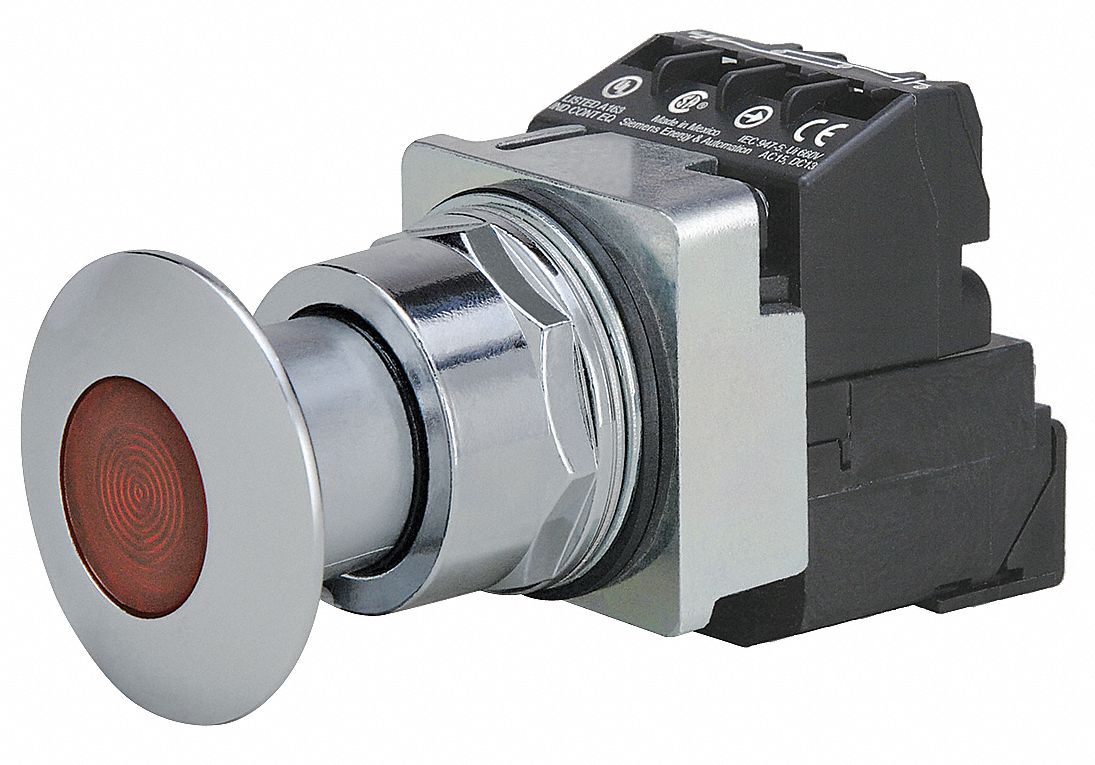 SIEMENS Illuminated Push Button, 30 mm, Maintained Pull / Maintained ... SIEMENS Illuminated Push Button, 30 mm, Maintained Pull / Maintained ...