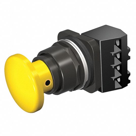 SIEMENS, Mushroom Head Profile, Non-Metallic, Mushroom Head Push Button - 22KV27|52PX9D4K - Grainger