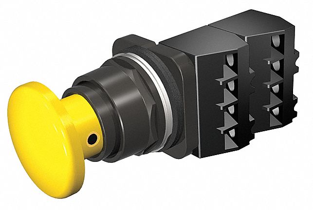 SIEMENS, Mushroom Head Profile, Non-Metallic, Mushroom Head Push Button ...