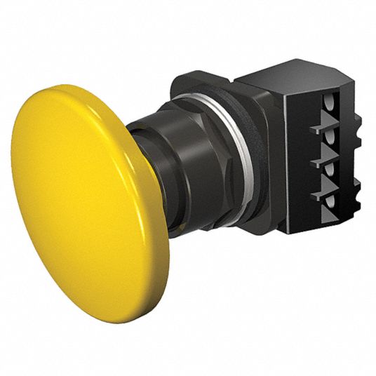 SIEMENS, Mushroom Head Profile, Non-Metallic, Mushroom Head Push Button ...