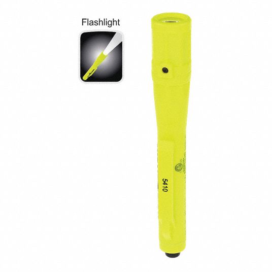 Penlight, Plastic, Maximum Lumens Output: 30, Green, 5.80 in - Grainger