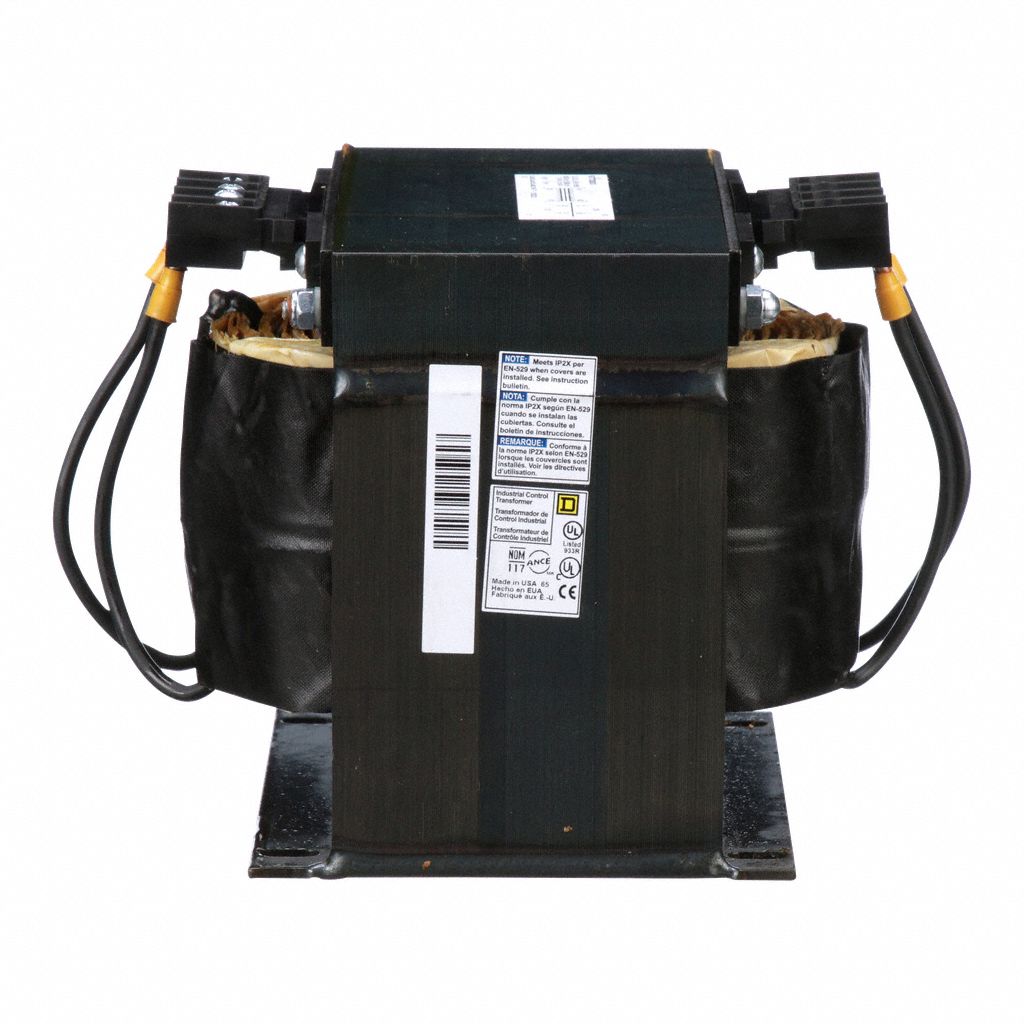 SQUARE D, 208V AC, 120V AC, Control Transformer - 22LR64|9070T2000D3 ...