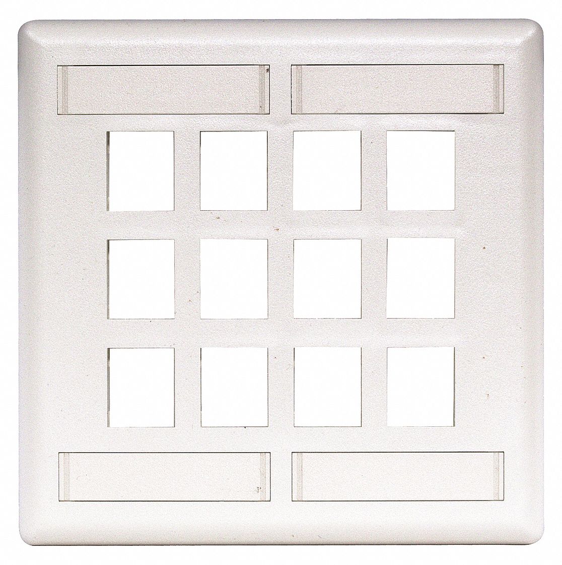 HUBBELL PREMISE WIRING, White, 2 Gang, Wall Plate - 22LU93|IFP212W ...