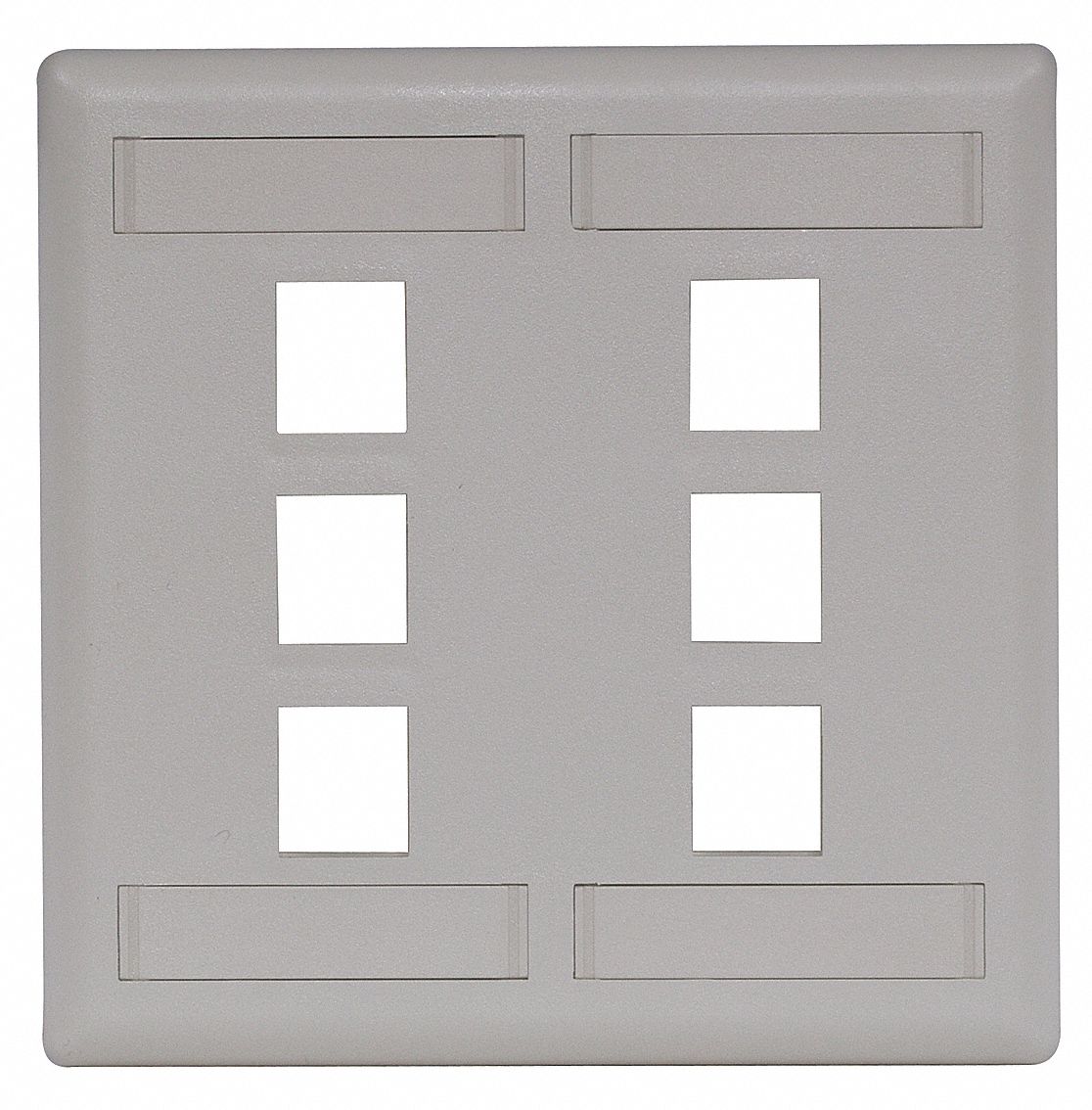 HUBBELL PREMISE WIRING, Office White, 1 Gang, Wall Plate - 22LU94 ...