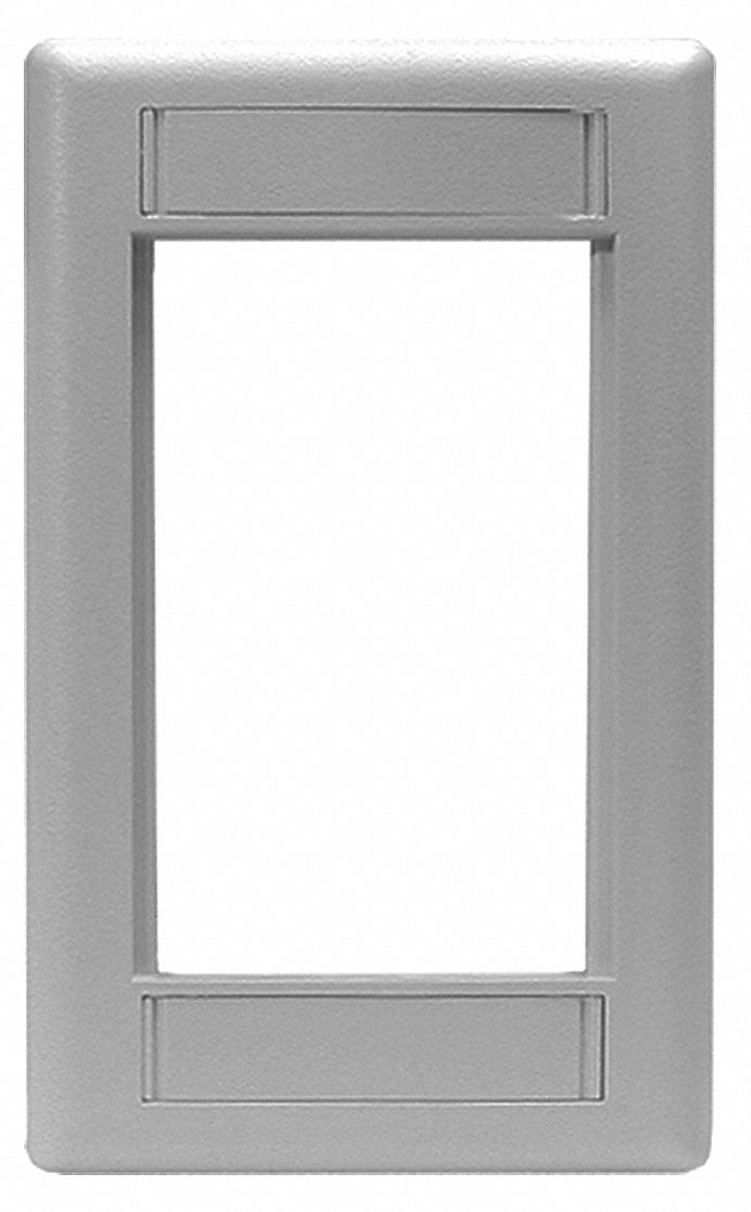 HUBBELL PREMISE WIRING, 1 Gang, Flat Module, Wall Plate - 22LU96|IMF1GY ...