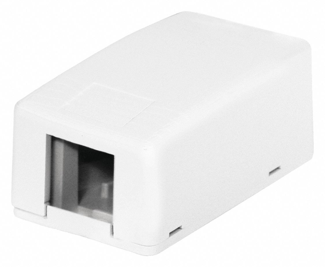 HUBBELL PREMISE WIRING, Keystone, Keystone Connector, Surface Mount Box ...