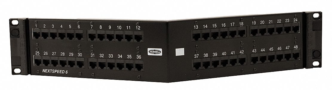 Patch Panel, Category Type: 6, Panel Type: PCB Design - Grainger