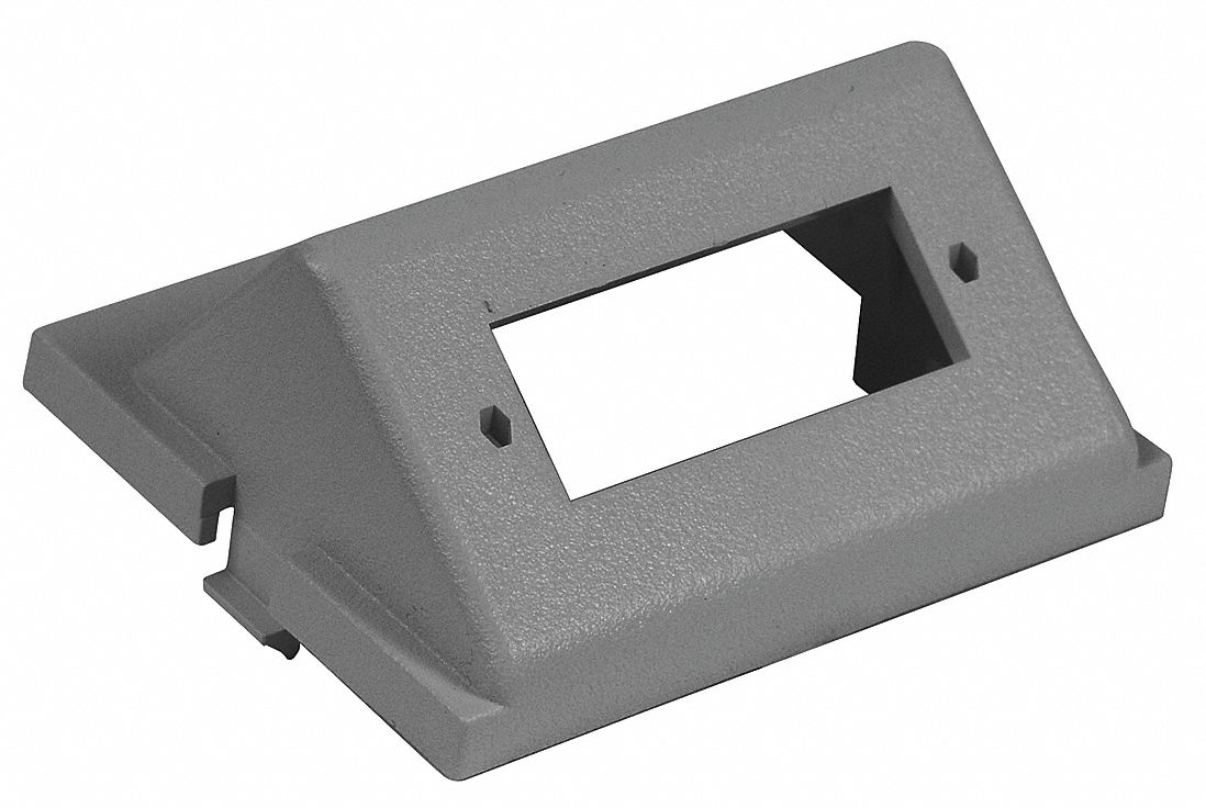 HUBBELL PREMISE WIRING, 1.5-Unit Duplex SC Keystone, Angled Module ...