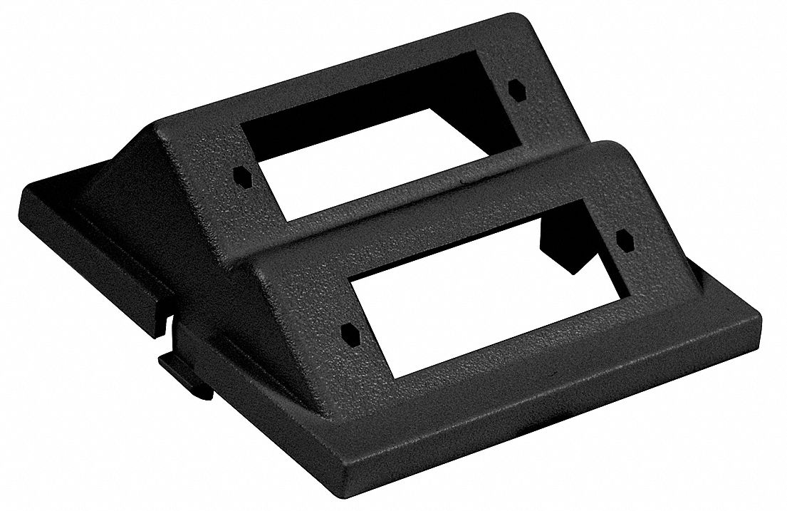 HUBBELL PREMISE WIRING, 2-Unit 2-Duplex SC Keystone, Angled Module ...