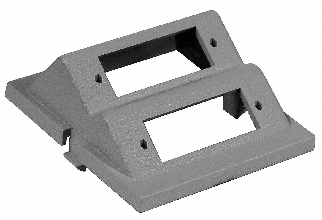 HUBBELL PREMISE WIRING, 2-Unit 2-Duplex SC Keystone, Angled Module ...