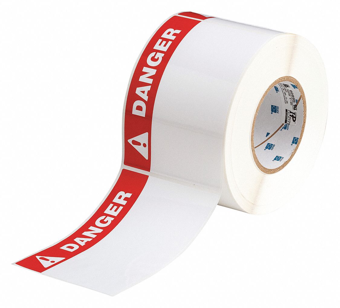 Danger, DANGER Header, Precut Label Roll - 22MY02|THTEL-25-483-.5-DA ...