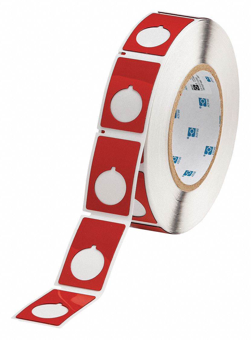 Circle with Notch, 1 29/32 in x 1 13/64 in, Precut Label Roll - 22MZ97 ...