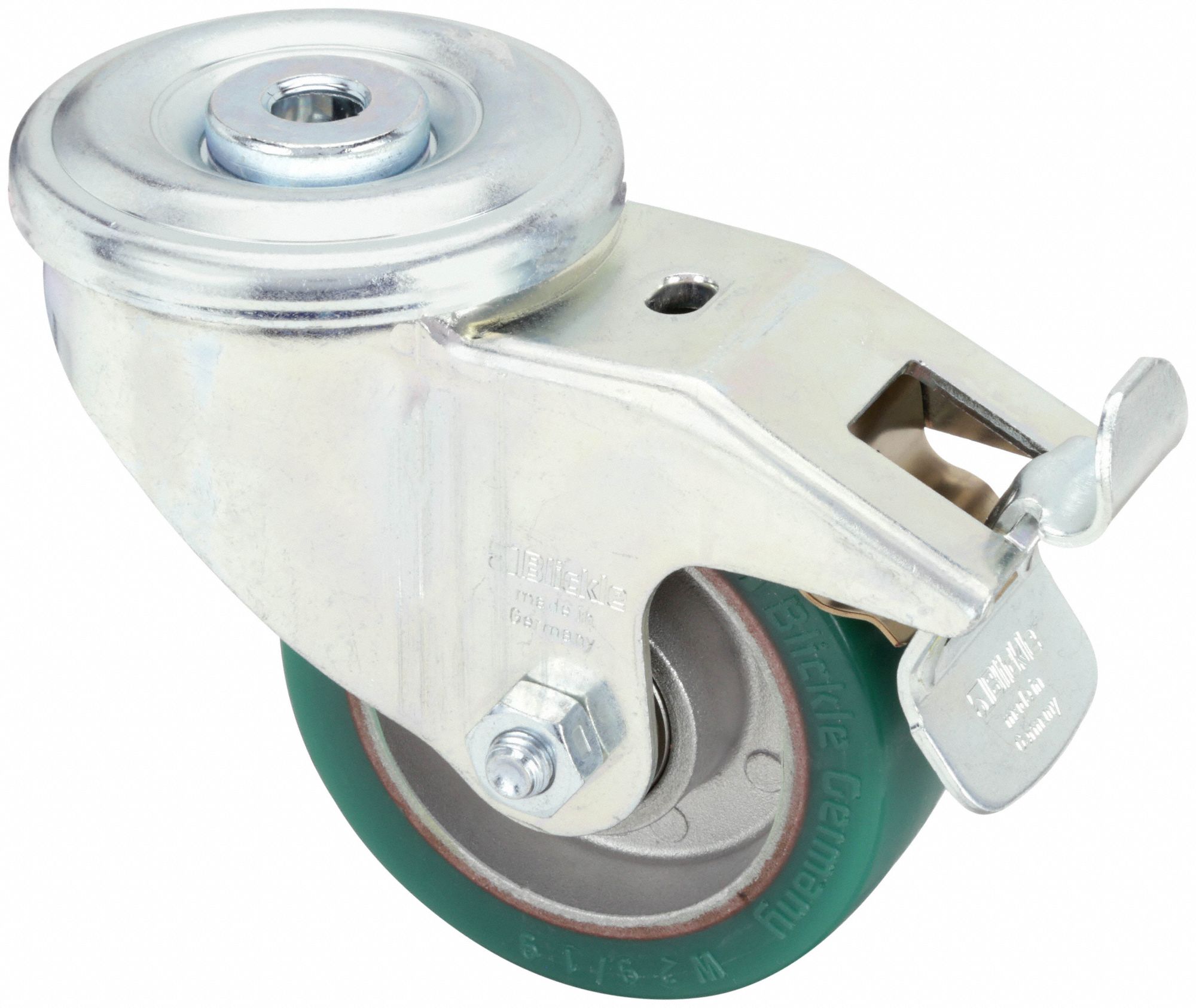 Swivel, Total Lock, Bolt-Hole Caster - 22N022|LKR-ALST 100K-FI - Grainger