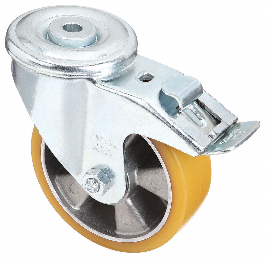 Swivel, Total Lock, Bolt-Hole Caster - 22N027|LKR-ALTH 100K-FI - Grainger