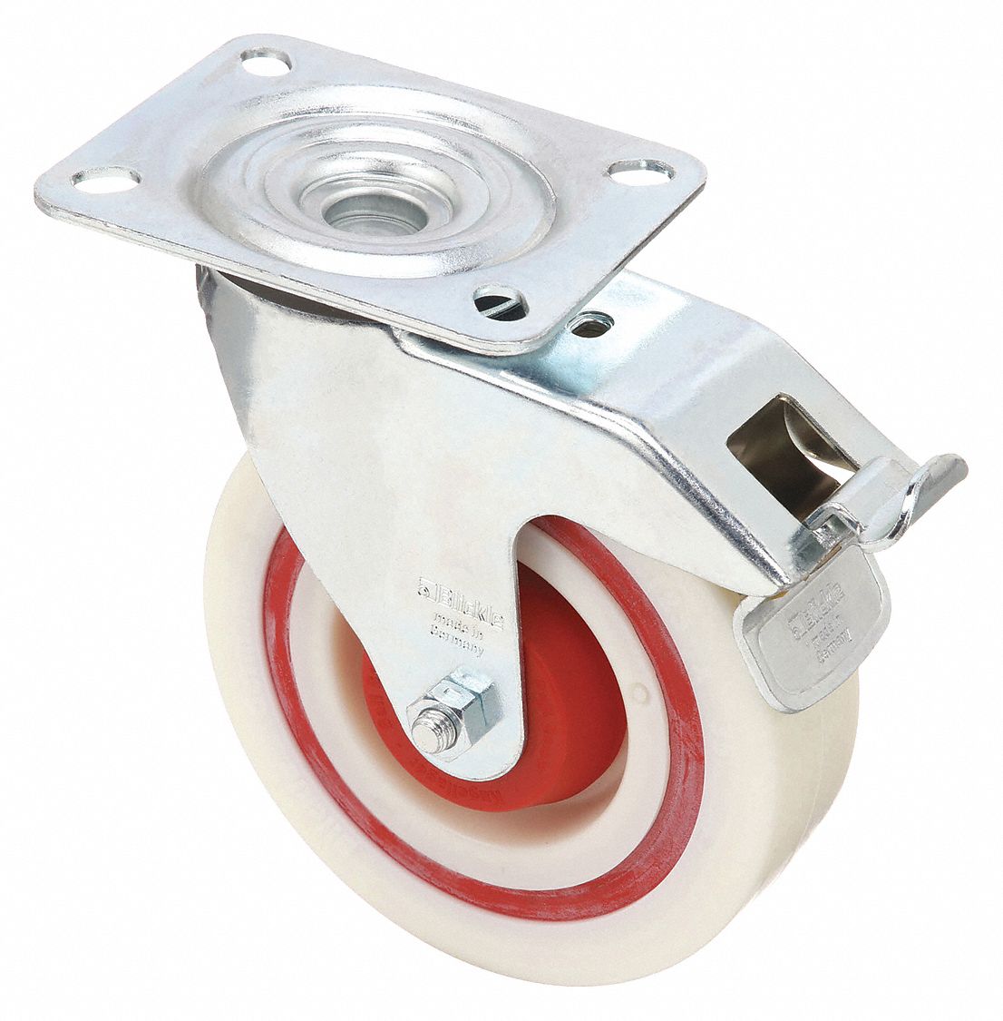 GRAINGER APPROVED SWVL PLATE CASTER,NYLON,5 IN.,330 LBS.,A - Plate ...