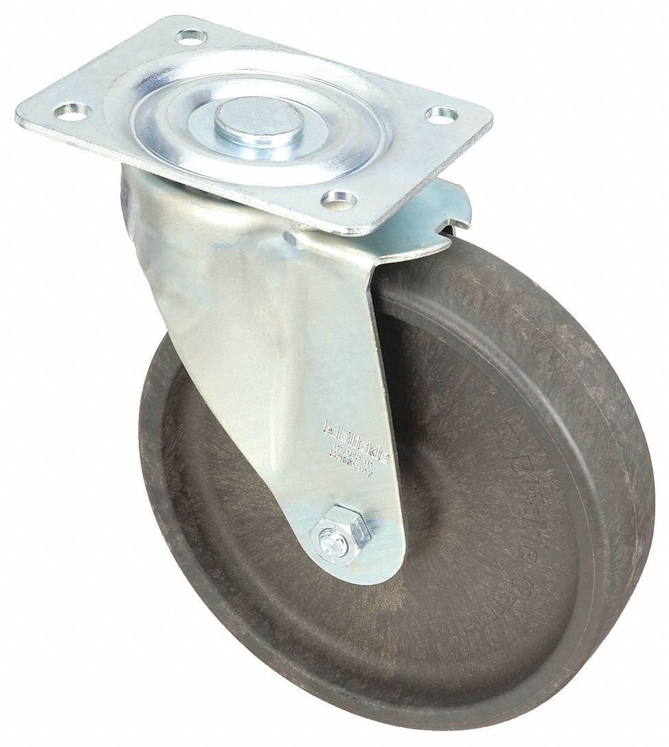 APPROVED VENDOR Rueda c/Placa,Núcleo Gris,770 lb. Carga - 22N149 | LI ...