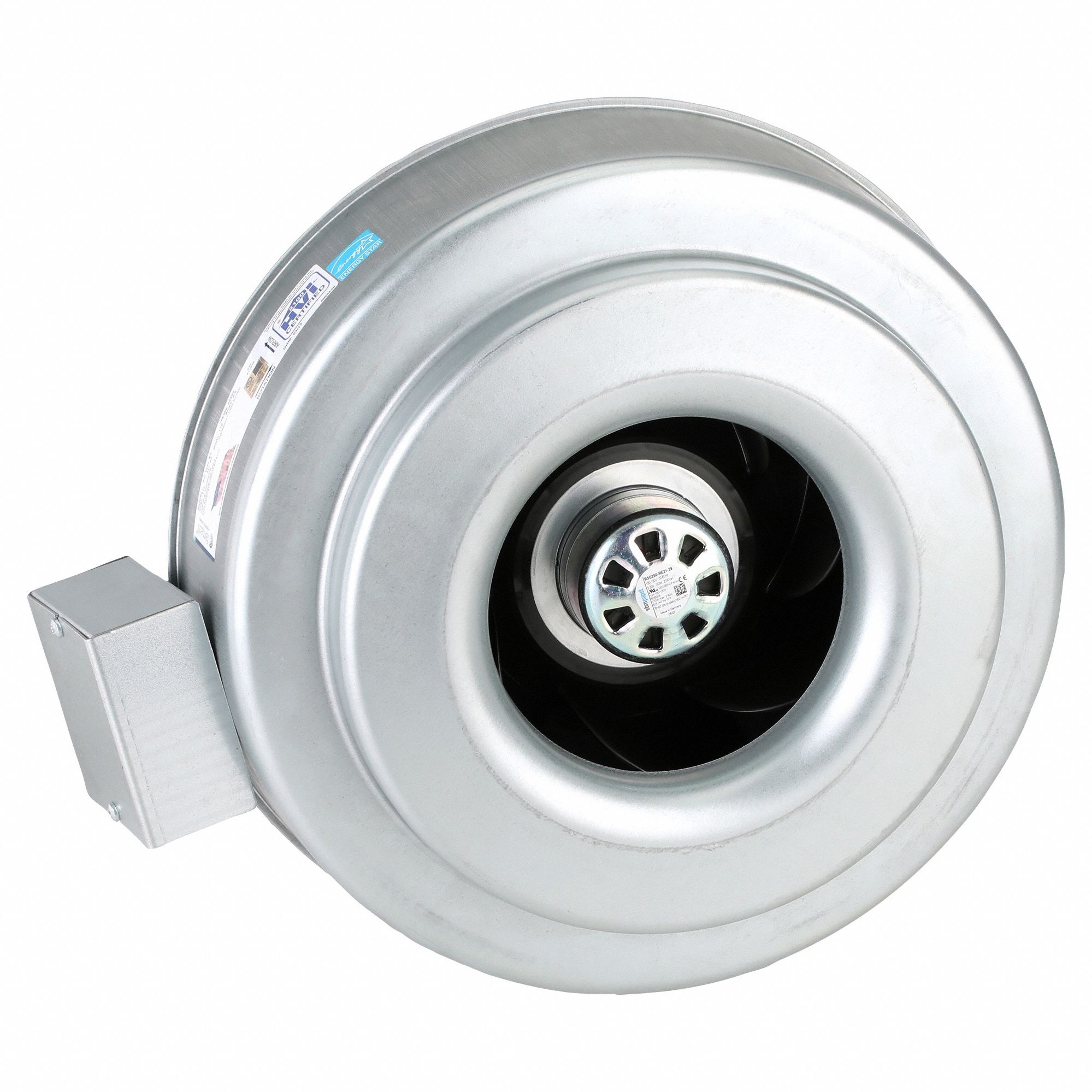 805 cfm Max., 12 in Duct, In-Line Duct Fan - 22N757|56004 - Grainger