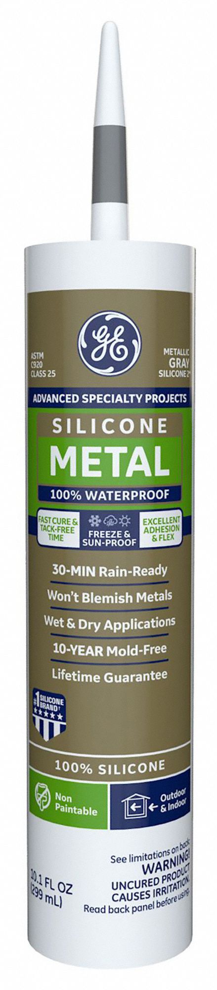 GE, Metal Silicone 2, Silicone, Sealant - 22N773|2816710 - Grainger