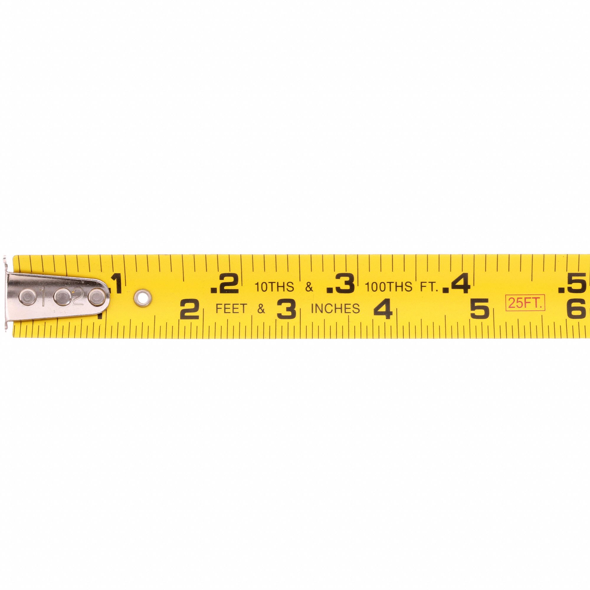 KESON 25 ft Steel Engineers Engineers Tape Measure, Black, Chrome ...