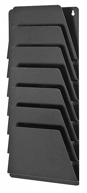 BUDDY PRODUCTS, 7 Compartments, Steel, Wall File - 22ND07|4810-4 - Grainger