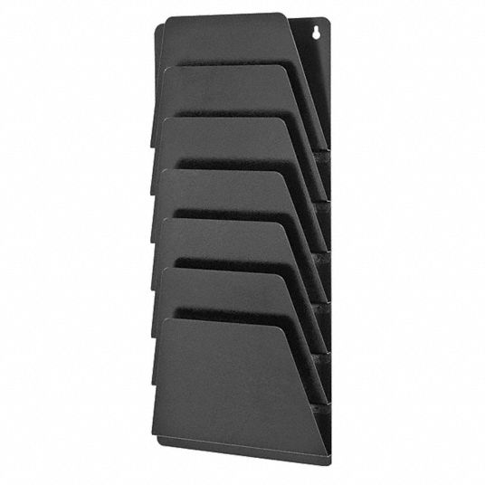 BUDDY PRODUCTS, 7 Compartments, Steel, Wall File - 22ND07|4810-4 - Grainger