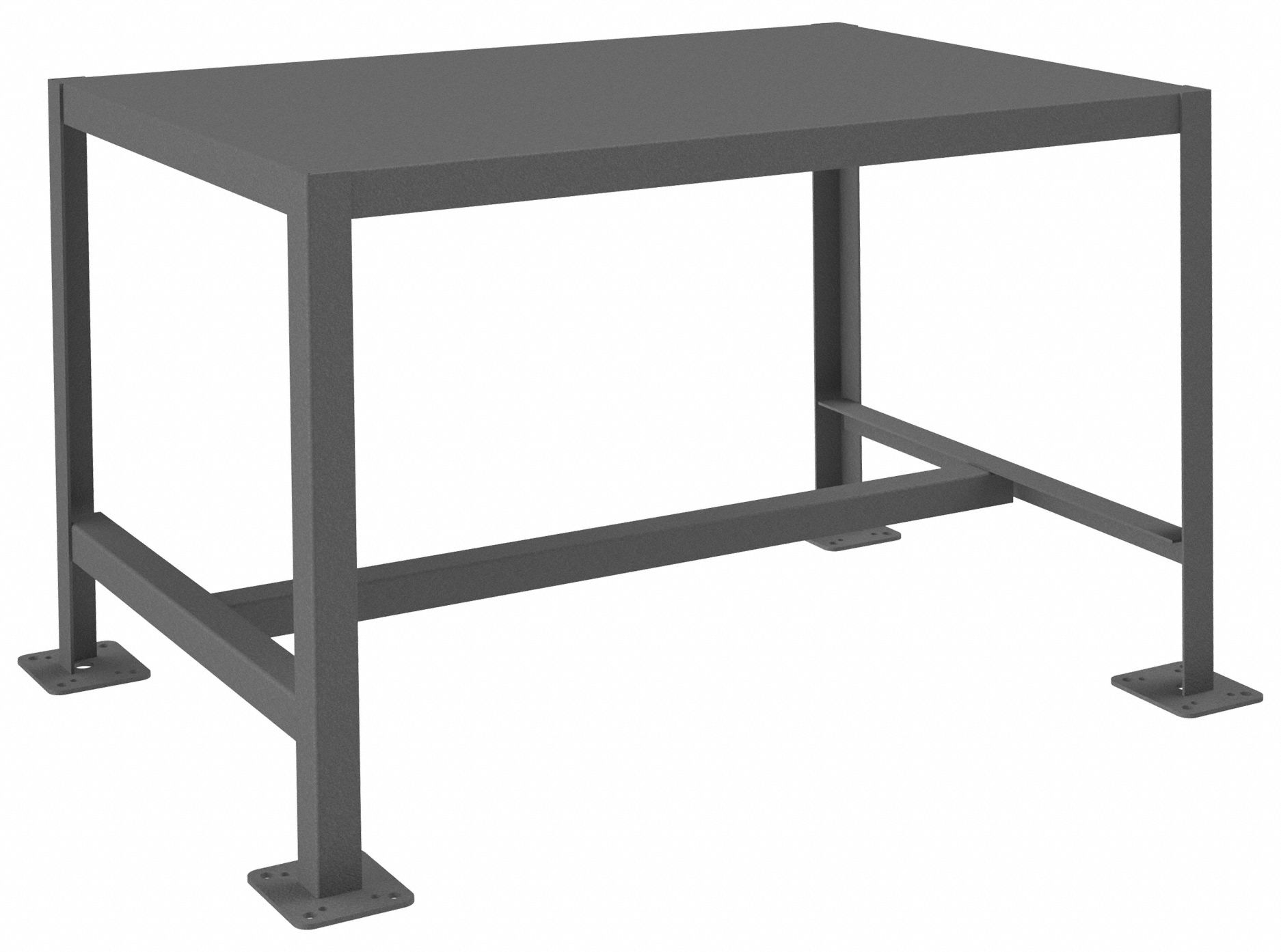 DURHAM MFG, Fixed Ht, Steel, Work Table - 22ND84|MT243624-2K195 - Grainger