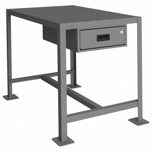 DURHAM MFG, Fixed Ht, Steel, Work Table - 22ND89|MTD243630-2K195 - Grainger