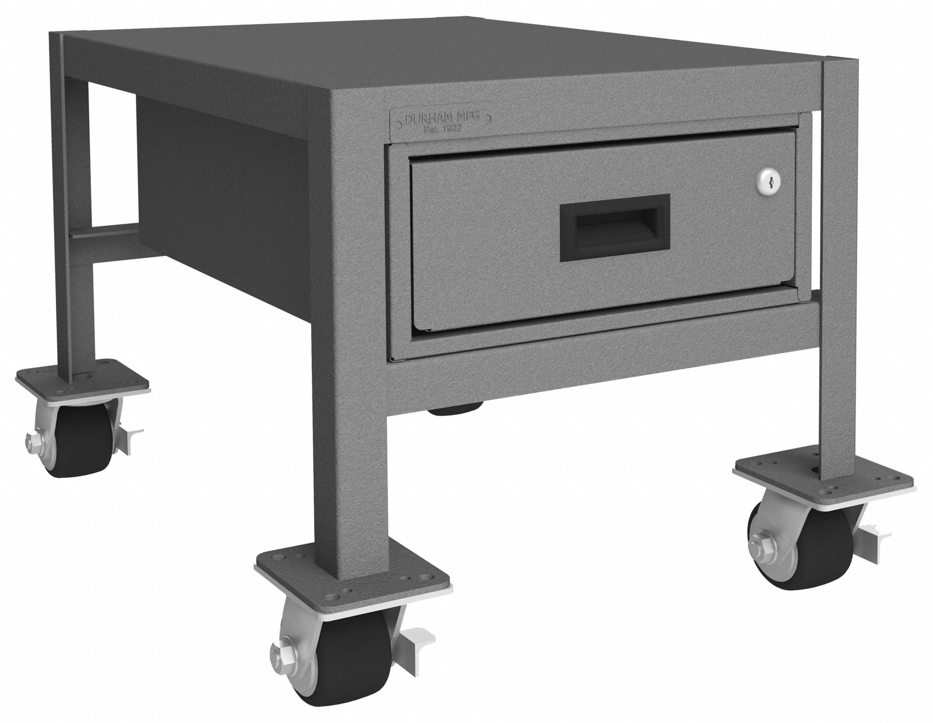 DURHAM MFG, Fixed Ht, Steel, Work Table - 22NE11|MTDM182418-2K195 ...