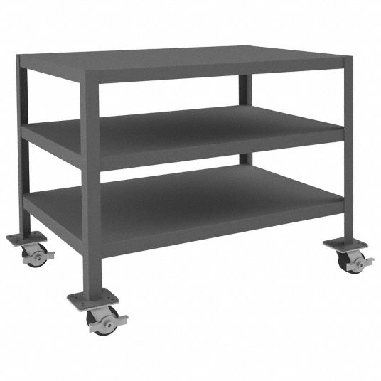 DURHAM MFG, Fixed Ht, Steel, Work Table - 22NE37|MTM243630-2K395 - Grainger