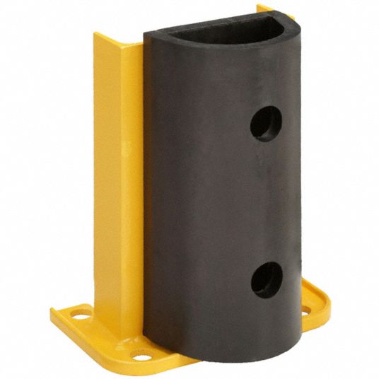 Bolt-On, Outside Left, Pallet Rack Guard with Bumper - 22NP61|22NP61 ...